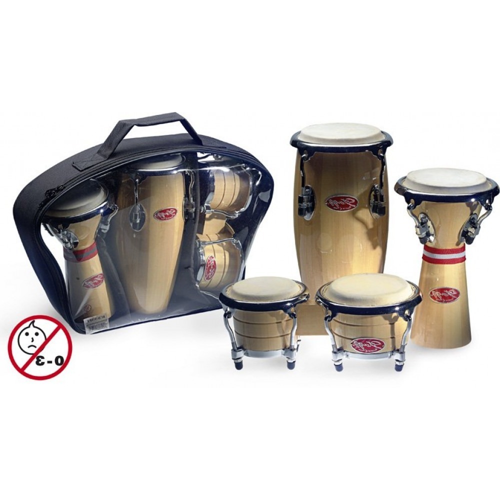 Kit BCD-N-SET mini conga, bongos și djembe kit